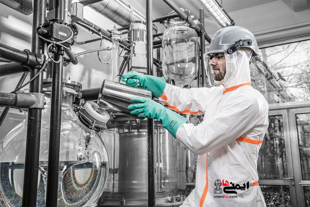 خرید دستکش ایمنی مقاوم مواد شیمیایی UVEX مدل U-Chem 3000_ ایمنی ها